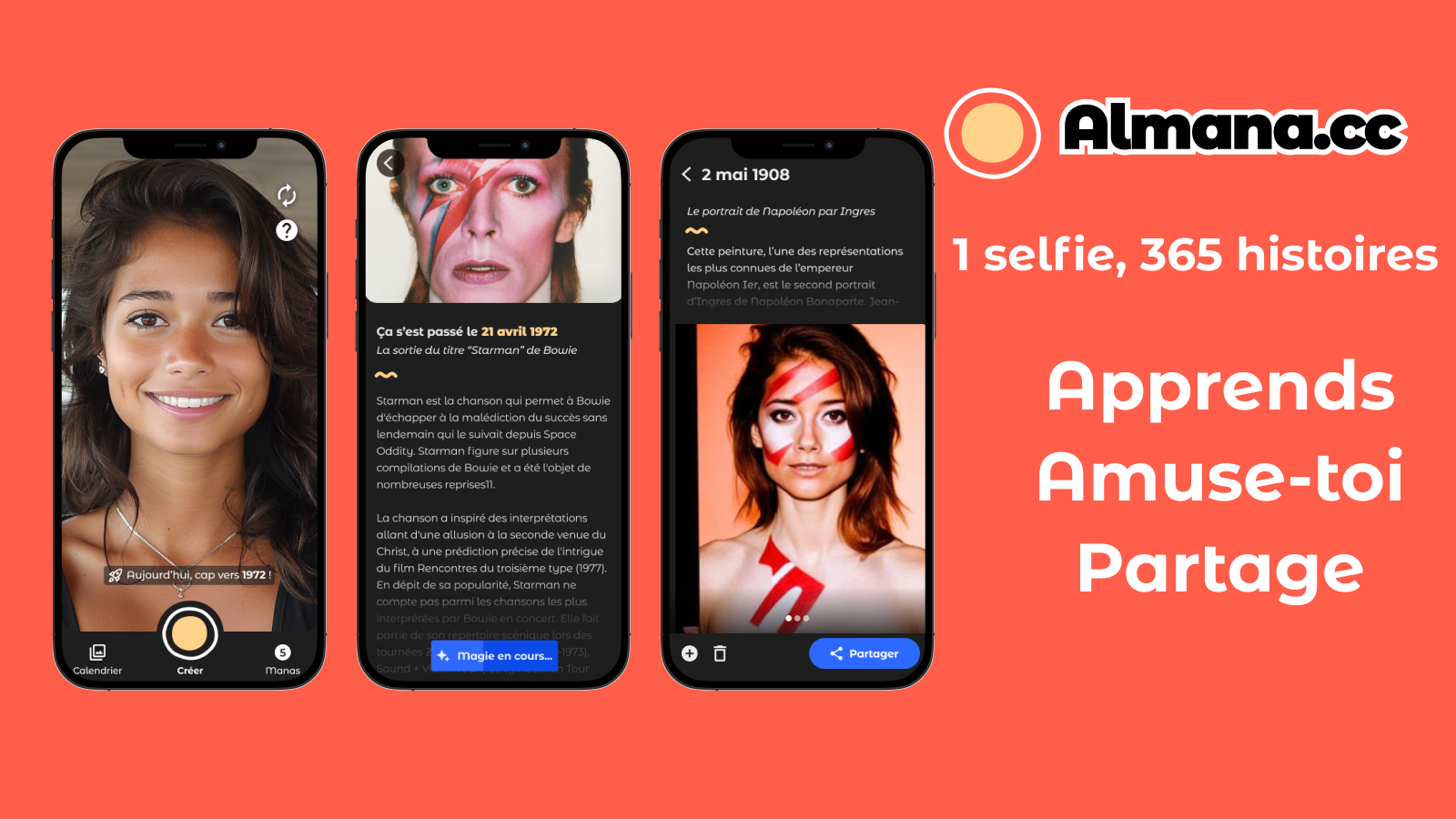 Almana.cc - 1 selfie, 365 histoires